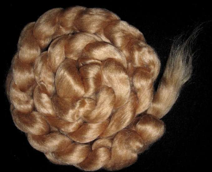 Product Details | Eri Silk (red) Roving/Sliver (Wild Silk) - 200g ...